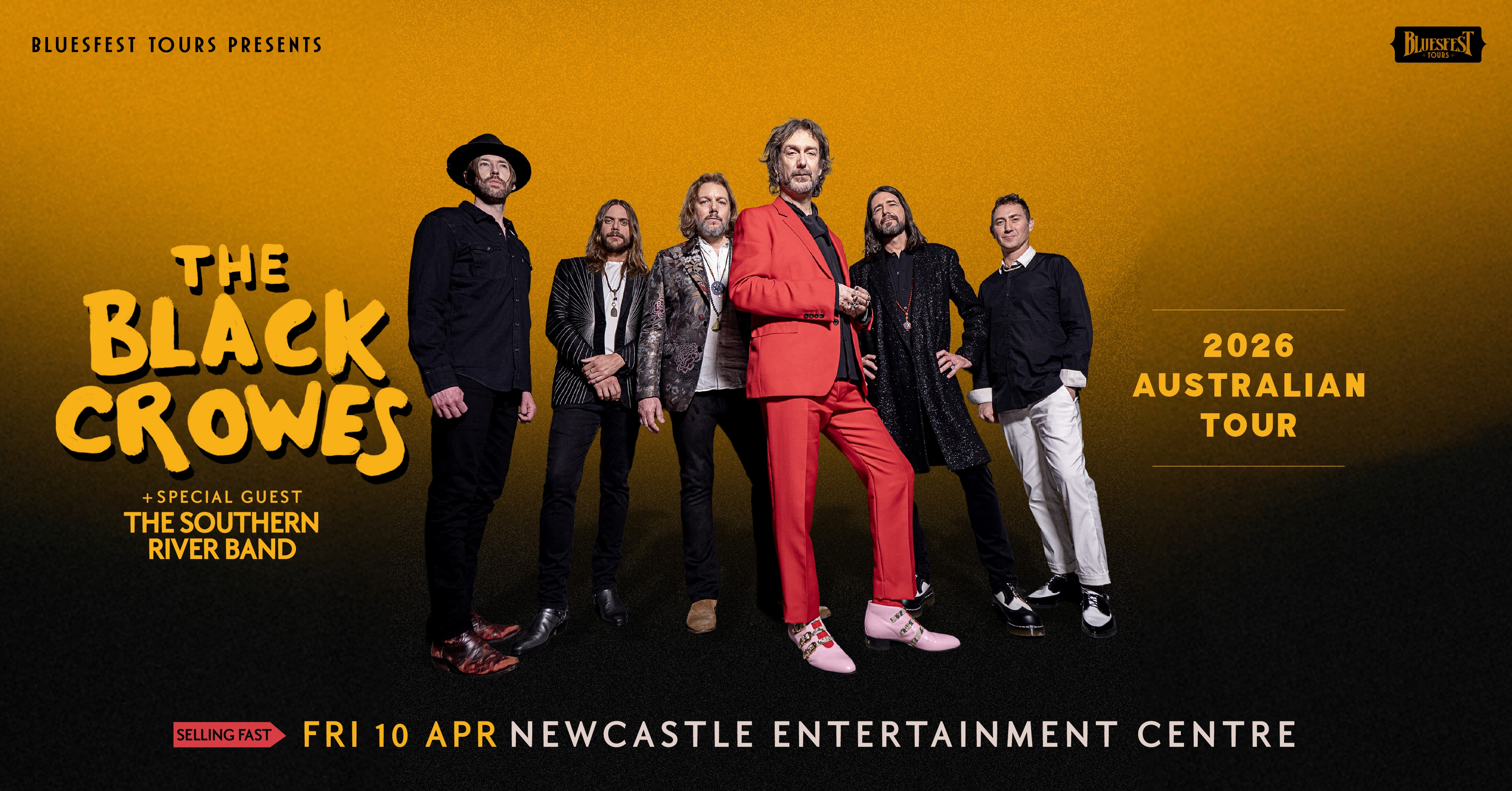 The Black Crowes 2026 | Newcastle Entertainment Centre